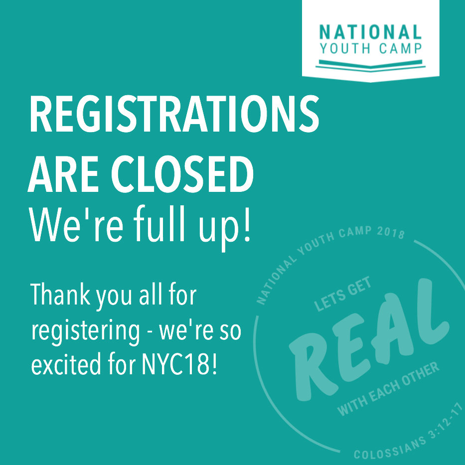 Registrations Closed