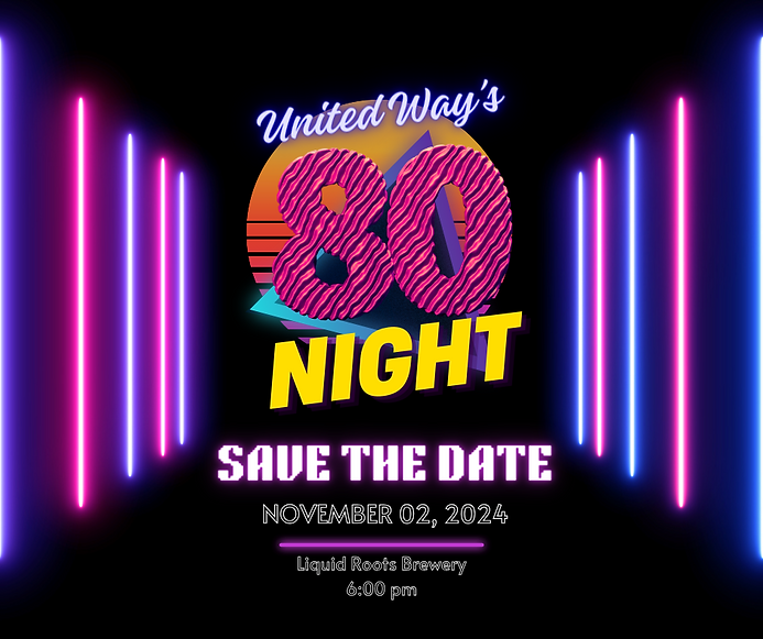 80's Night! | United Way of Caldwell County
