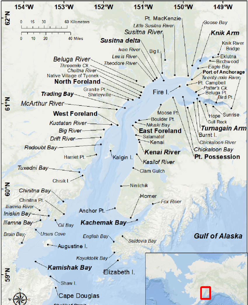 Back To Back In the Cook Inlet