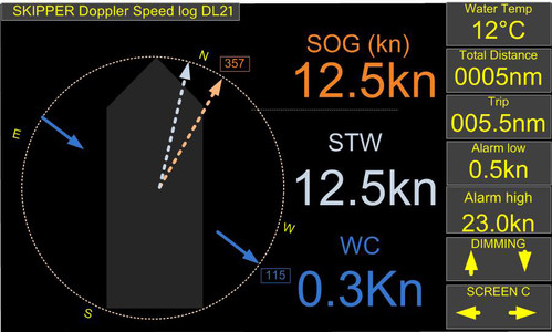 SKIPPER DL21 Speed Log | Jason Marine Group