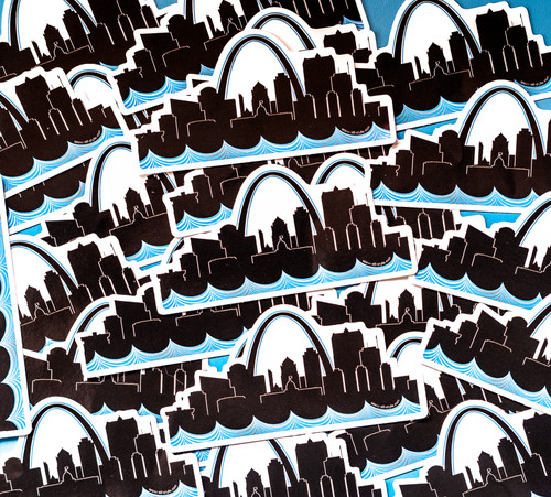 City Skyline Sticker | STL-Style