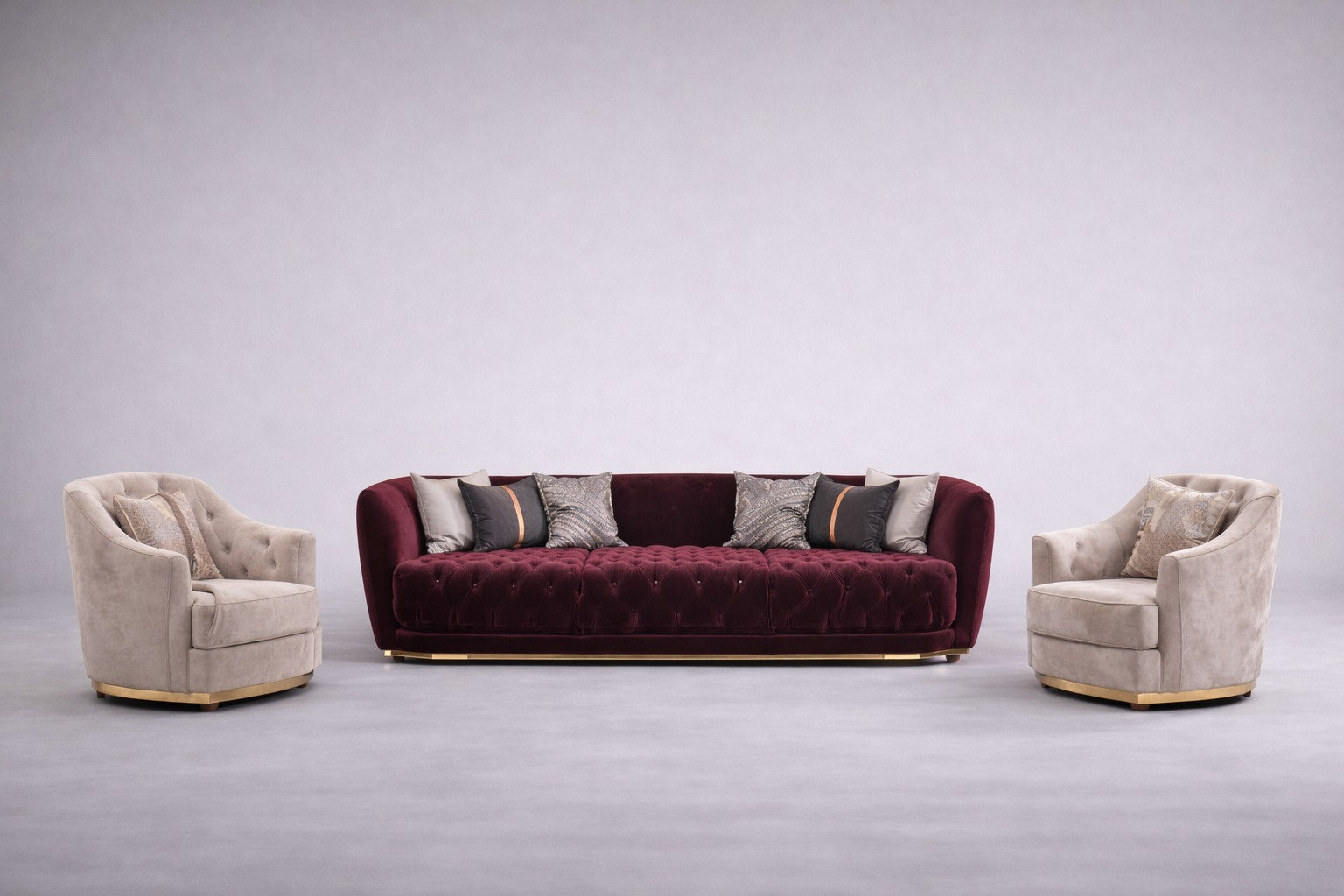 Orion Geometric Frame Sofa by BAB Living