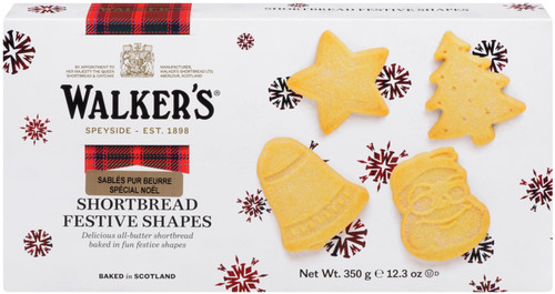 Walkers Shortbread Festive Shapes | CanadianFoodToUsa.com