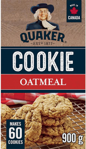 Buy Quaker Oatmeal Cookie Mix - 900g | CanadianfoodtoUSA.com