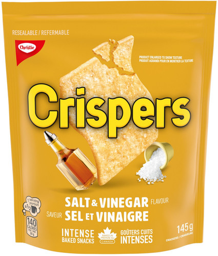 Crispers Salt & Vinegar -145g Bag | CanadianfoodtoUSA