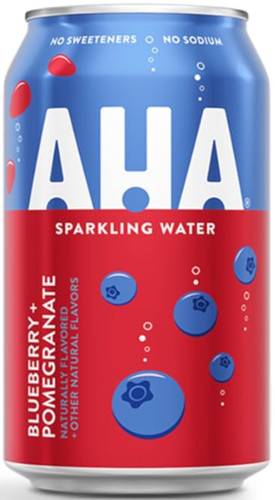 AHA Blueberry and Pomegranate Sparkling Water 355g | CanadianFoodToUsa