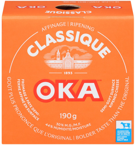 Oka Classique Bold Cheese 190g | CanadianFoodToUsa