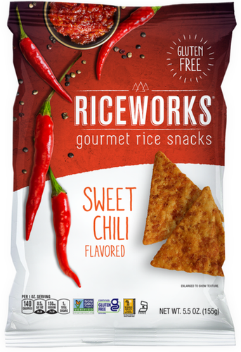 Riceworks Sweet Chili Rice Snacks 155g | CanadianFoodToUsa