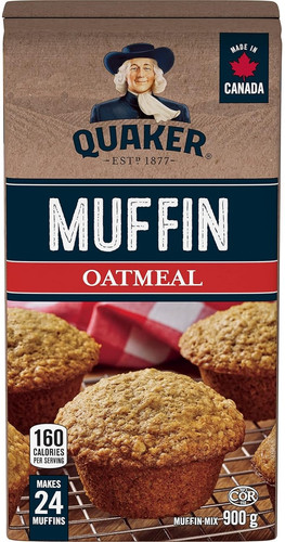 Buy Quaker Oatmeal Muffin Mix - 900g - CanadianfoodtoUSA.com