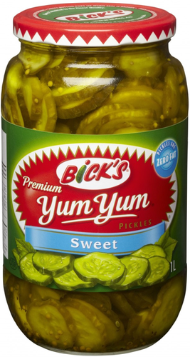Buy Bick’s Yum Yum Sweet Pickles - 1000g | CanadianFoodToUsa