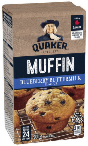 Buy Quaker Blueberry Muffin Mix - 900g - CanadianfoodtoUSA.com