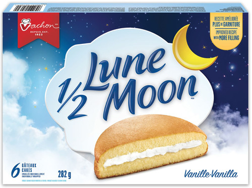 Buy Vachon ½ Moon Fluffy Vanilla Cakes | CanadianfoodtoUSA.com