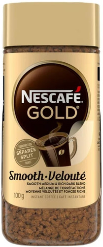 Nescafe Gold Instant Smooth Roast Coffee 100g | CanadianFoodToUsa