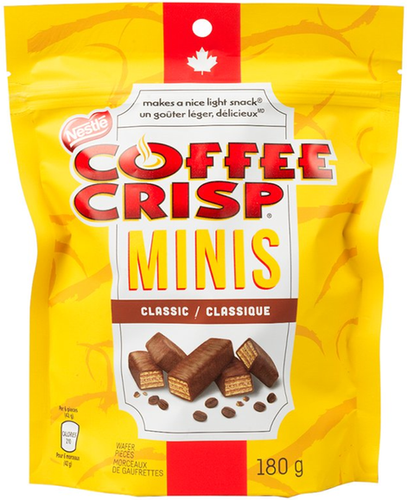 Buy Coffee Crisp Minis 180g | CanadianFoodToUsa