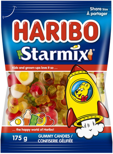 Buy Haribo Starmix Gummy Candy 175g | CanadianFoodToUsa.com