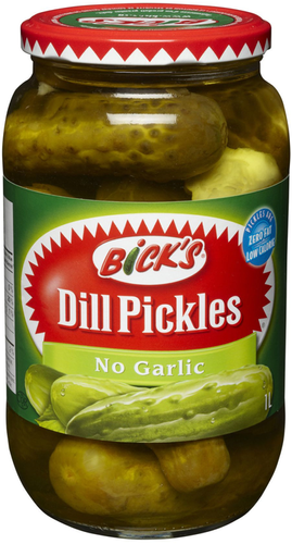 Buy Bick's No Garlic Dill Pickles | CanadianFoodToUsa