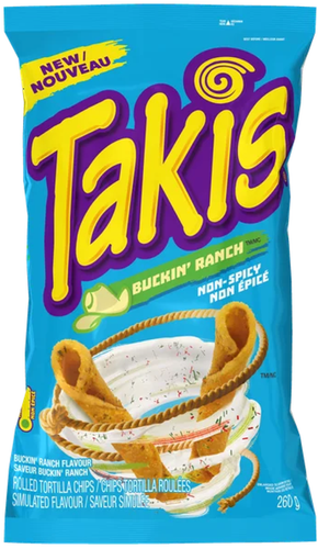 Buy Takis Buckin Ranch Flavoured Rolled Tortilla Chips 260g ...