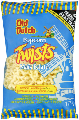 Old Dutch Popcorn Twists - 175g | CanadianfoodtoUSA.com
