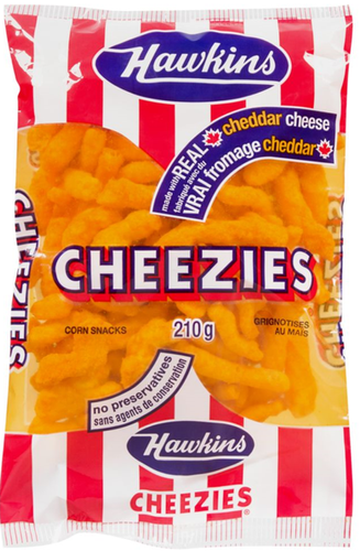 Hawkins Cheezies 210g | CanadianfoodtoUsa.com
