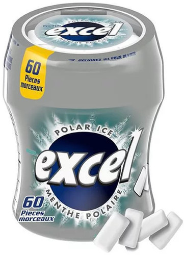 Excel Polar Ice Sugar Free Chewing Gum 60/pcs | CanadianFoodToUsa