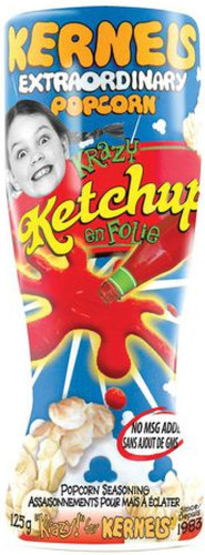 Kernels Ketchup Popcorn Seasoning - 125g | CanadianfoodtoUSA.com