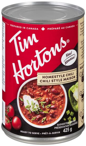 Tim Hortons Homestyle Chili - .94lb | CanadianfoodtoUSA