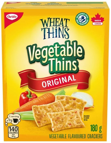 Buy Christie Vegetable Thins Crackers 180g | CanadianFoodToUsa