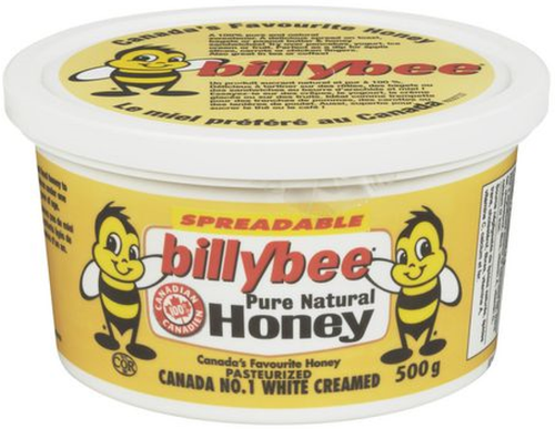 Billy Bee Spreadable Creamed Honey - 500g | CanadianFoodToUsa