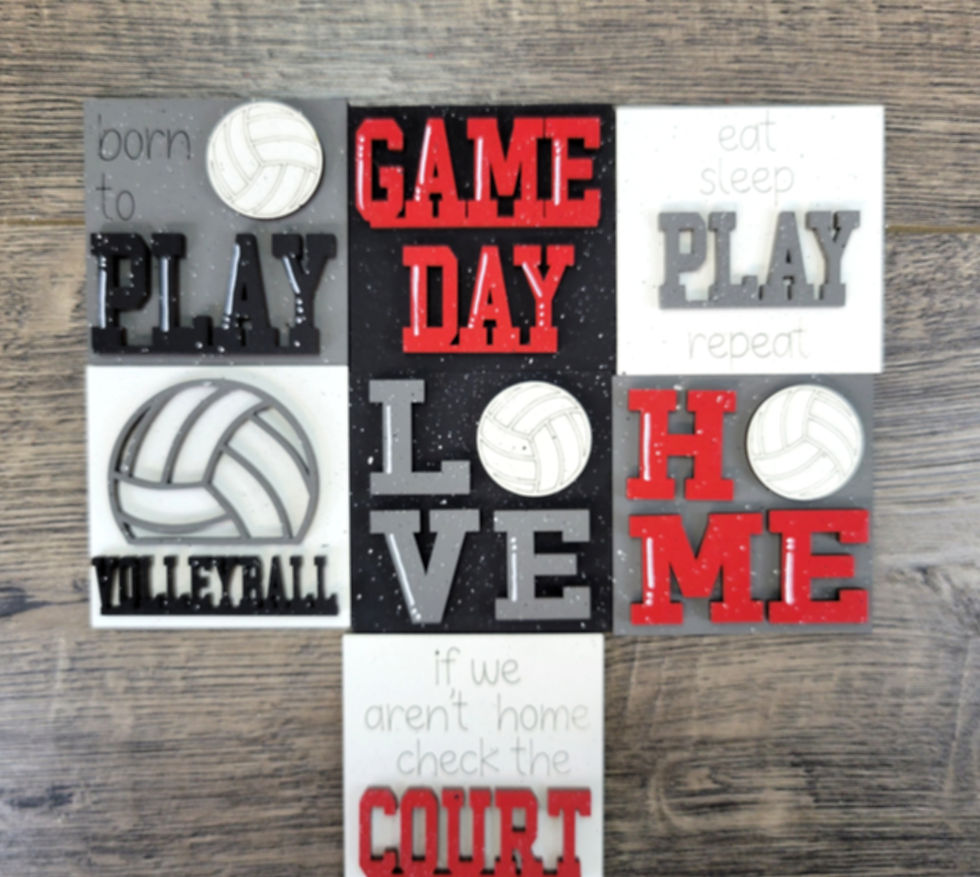 Volleyball Mini Interchangeable Tiles | Beyond The Design