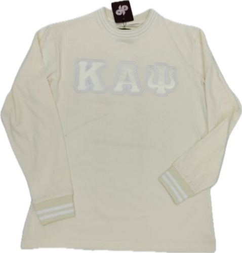 KAPPA LONG SLEEVE TEE WITH WHITE SHADOW | Diamonds And Pearls