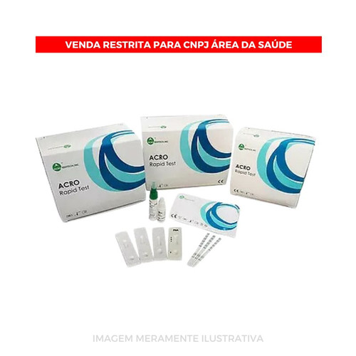 Teste Rápido de Gravidez hCG 25uL em Tira - Kit 50 testes - Acro ...