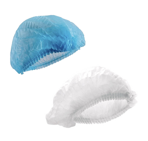 Cofia plisada azul / blanca | Multiequipos Médicos