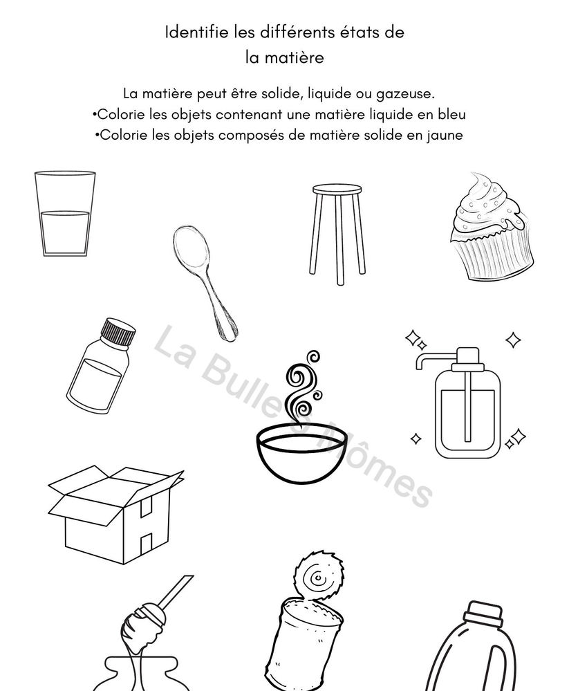 Découvrir les matières et les matériaux