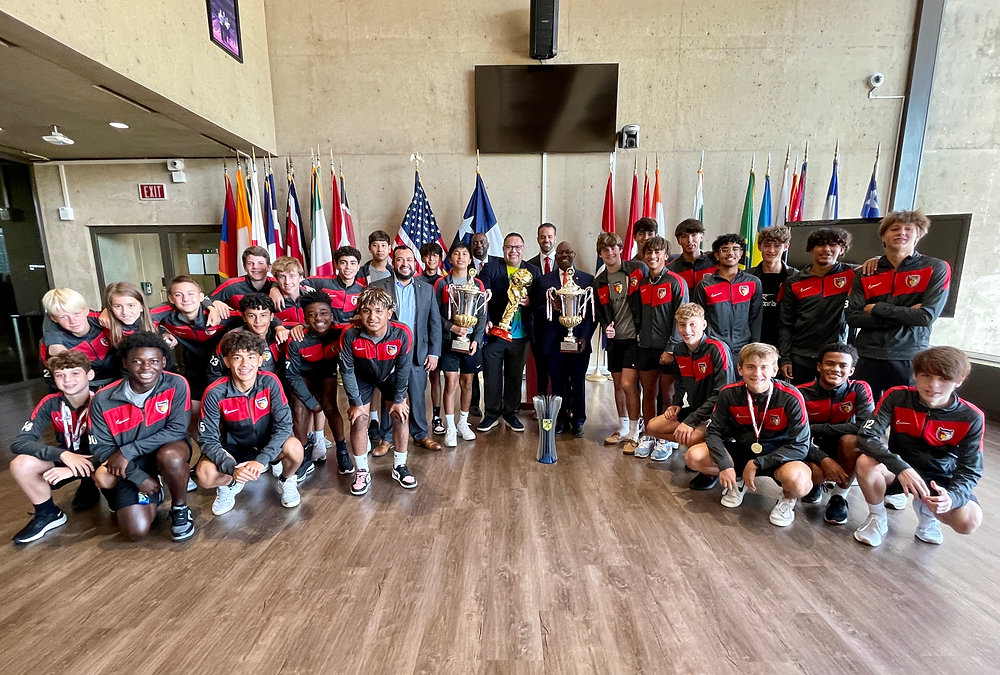 August 23 was declared Dallas Texans Soccer Club Day!