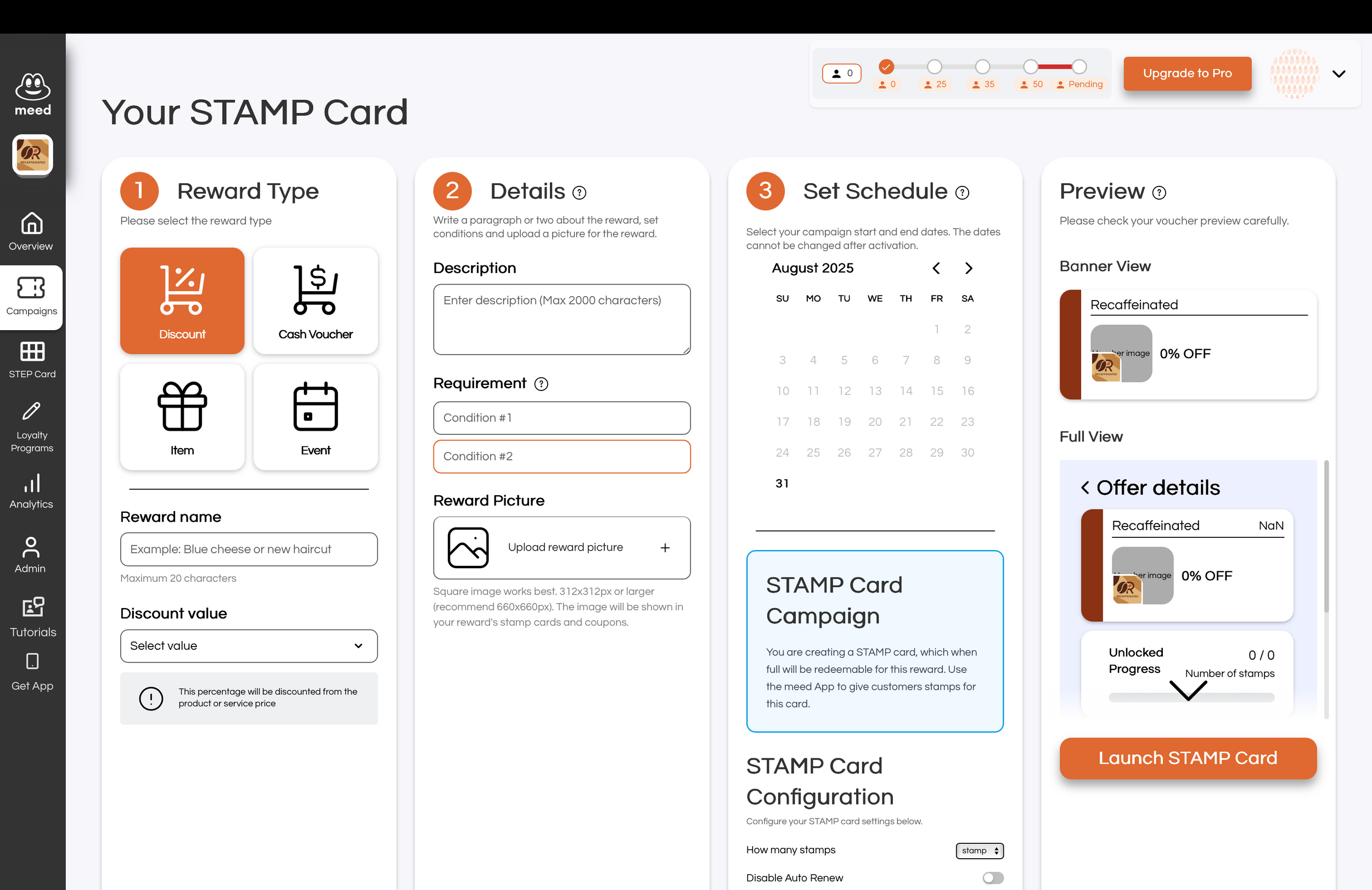 Create a Digital Stamp Card for your Free Loyalty Program