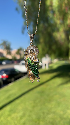 Small San Judas necklace for kids | CE JEWELRY