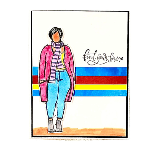 Encouragement Card-Find Your Brave | MsCraftprincess