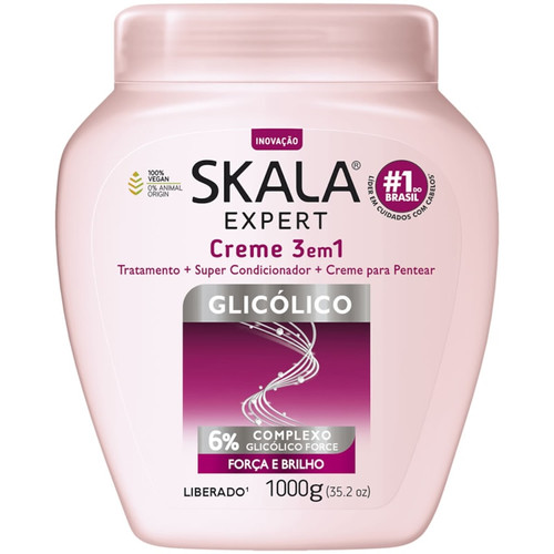 Skala - Expert - Creme de Tratamento 3 em 1 Glicolico 1 Kg - (Hair ...