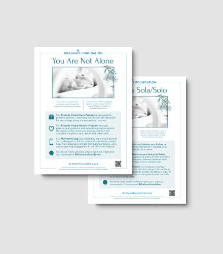 (Digital) You Are Not Alone Flyer | Graham's Foundation