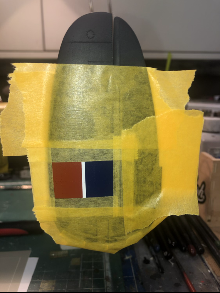 Fin-flashes and RAF Night for the fuselage