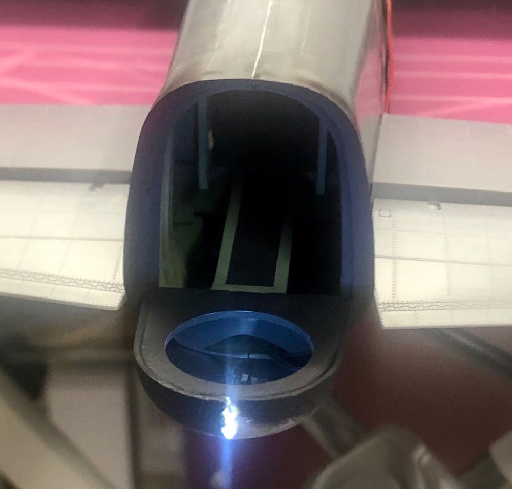 Installing lights in fuselage