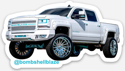 "BLAZE" original sticker | bombshellblaze