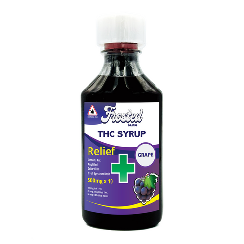 Our Best Frosted Delta 9 THC Grape Syrup | Delta 8 THC Austin