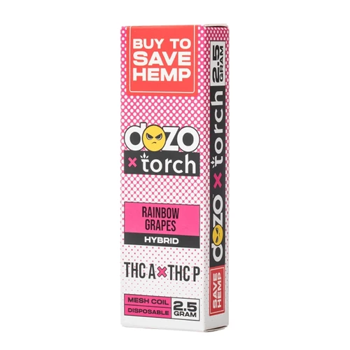 DOZO x TORCH (THCA + THCP) 2.5 GRAM Disposable | Delta8THCAustin