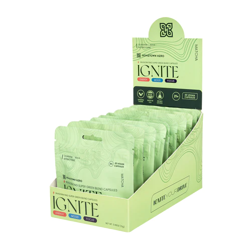 Kratom Ignite Capsules 10ct | Delta8THCAustin