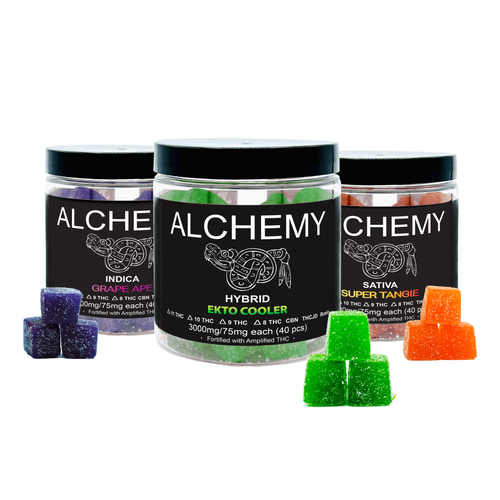 Alchemy Gummies 3000mg (Turbo Amped D8, D9, D11, THCJD) | Delta8THCAustin