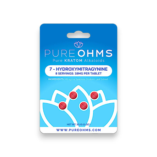 Pure Ohms 7-Hydroxymitragynine Tablet 4cts | Delta8THCAustin
