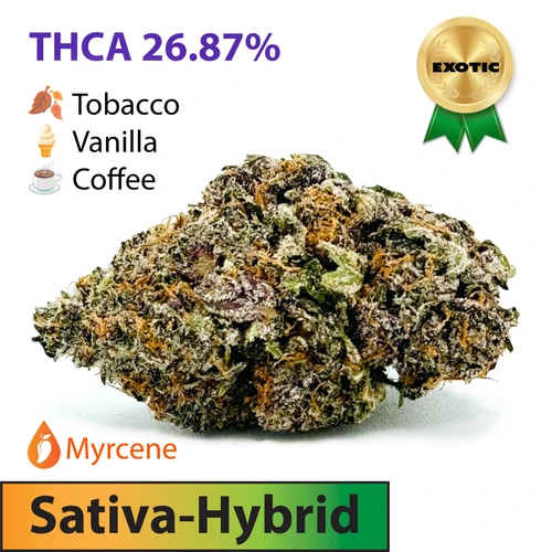 Midnight Oreoz Exotic (Sativa Dominant Hybrid) - THCA Flower ...