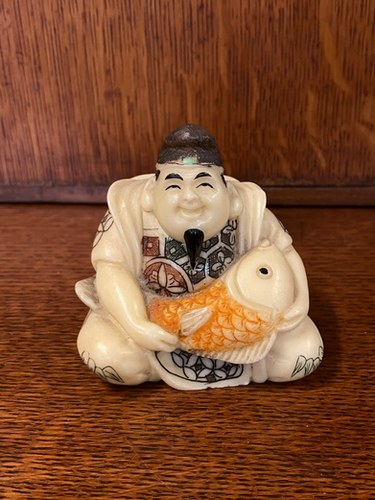 Reproduction Resin Netsuke Figurine (some damage) | Strichen Antiques