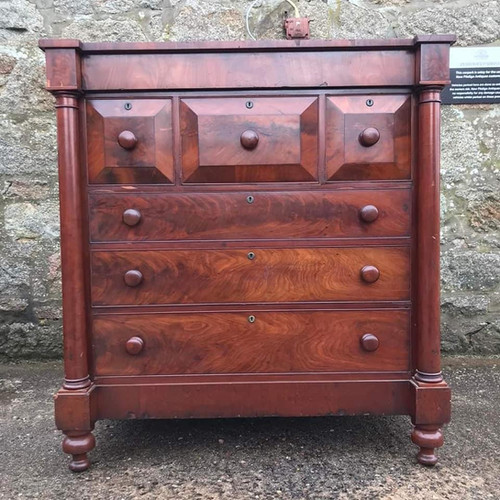 Scottish Mahogany ‘Lum’ Furniture Of Furnitures. Ogee Style | Strichen ...